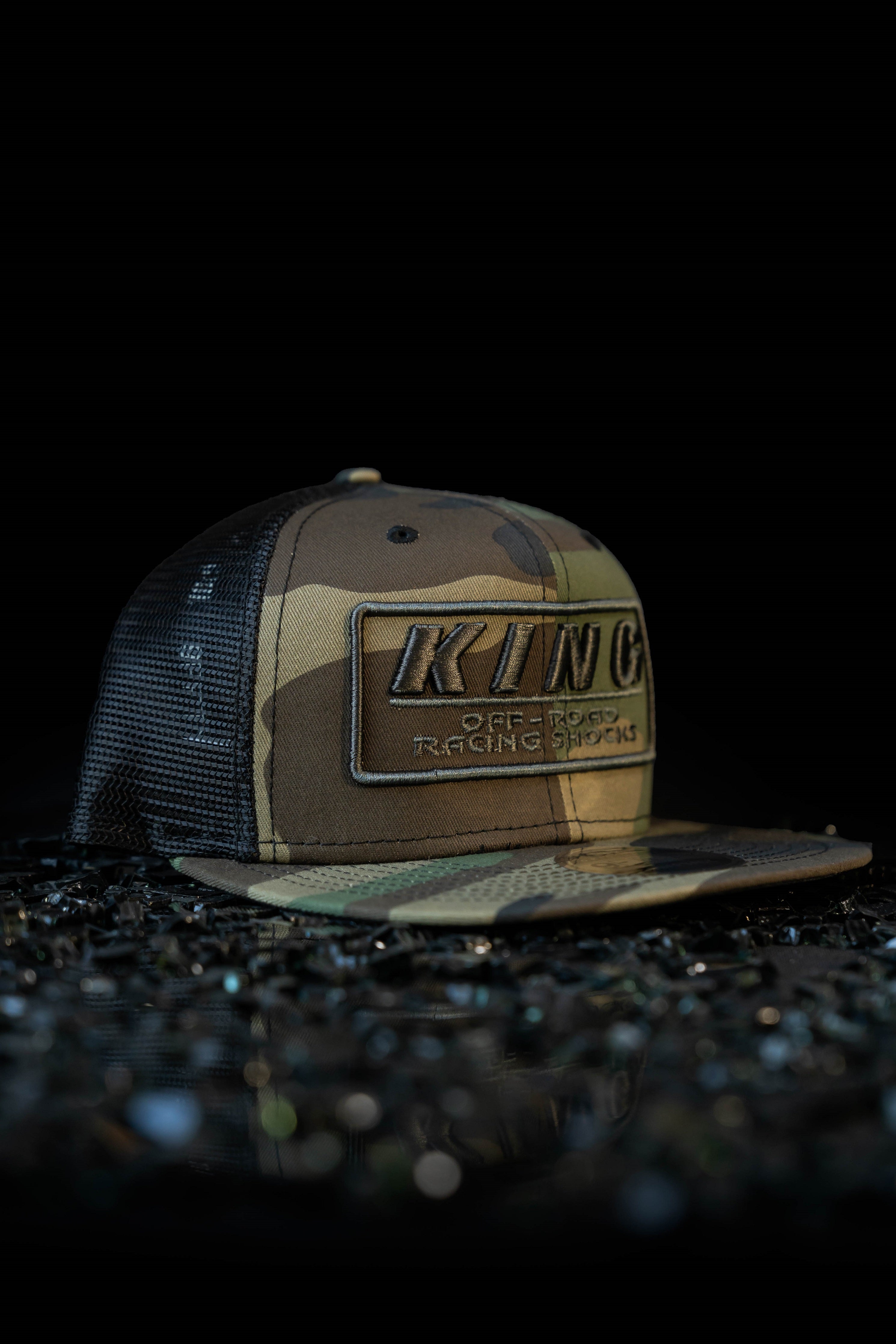 King Shocks 9FIFTY CAMO BLACK CHROME Snapback Cap (CAMO Trucker) – JJ Performance